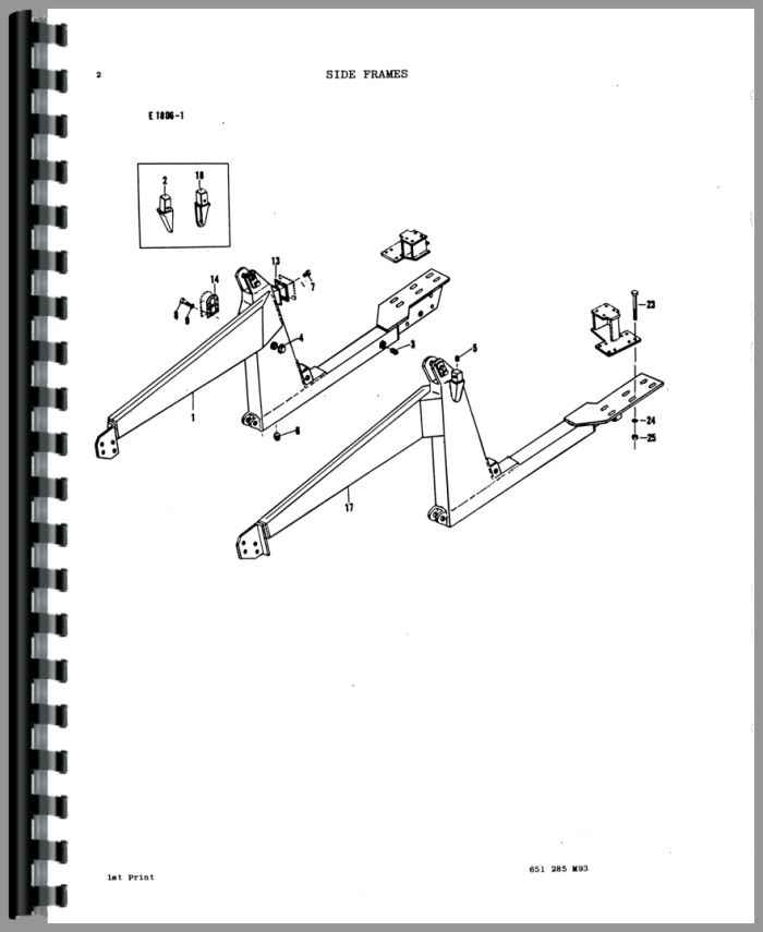 Massey Ferguson 150 Loader Attachment Parts Manual